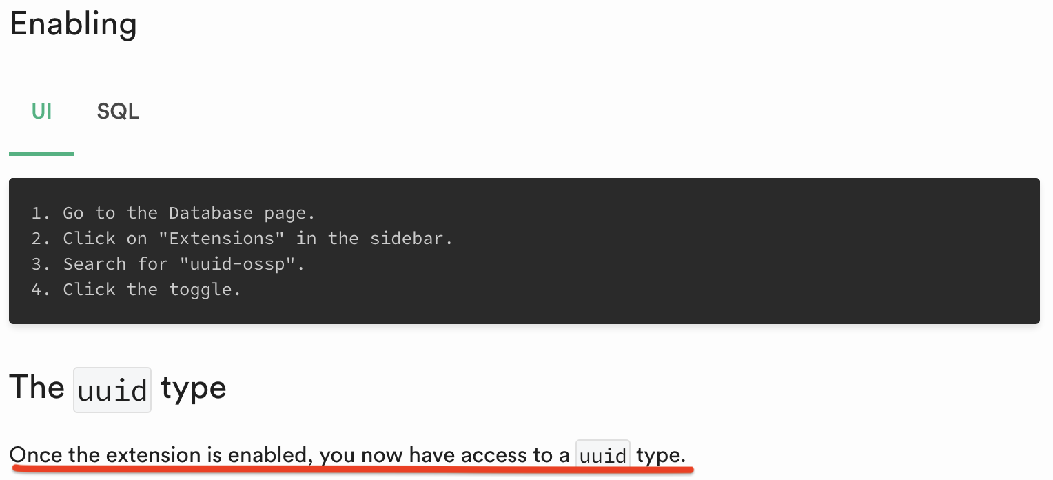 UUID is built in · Issue #7870 · supabase/supabase · GitHub