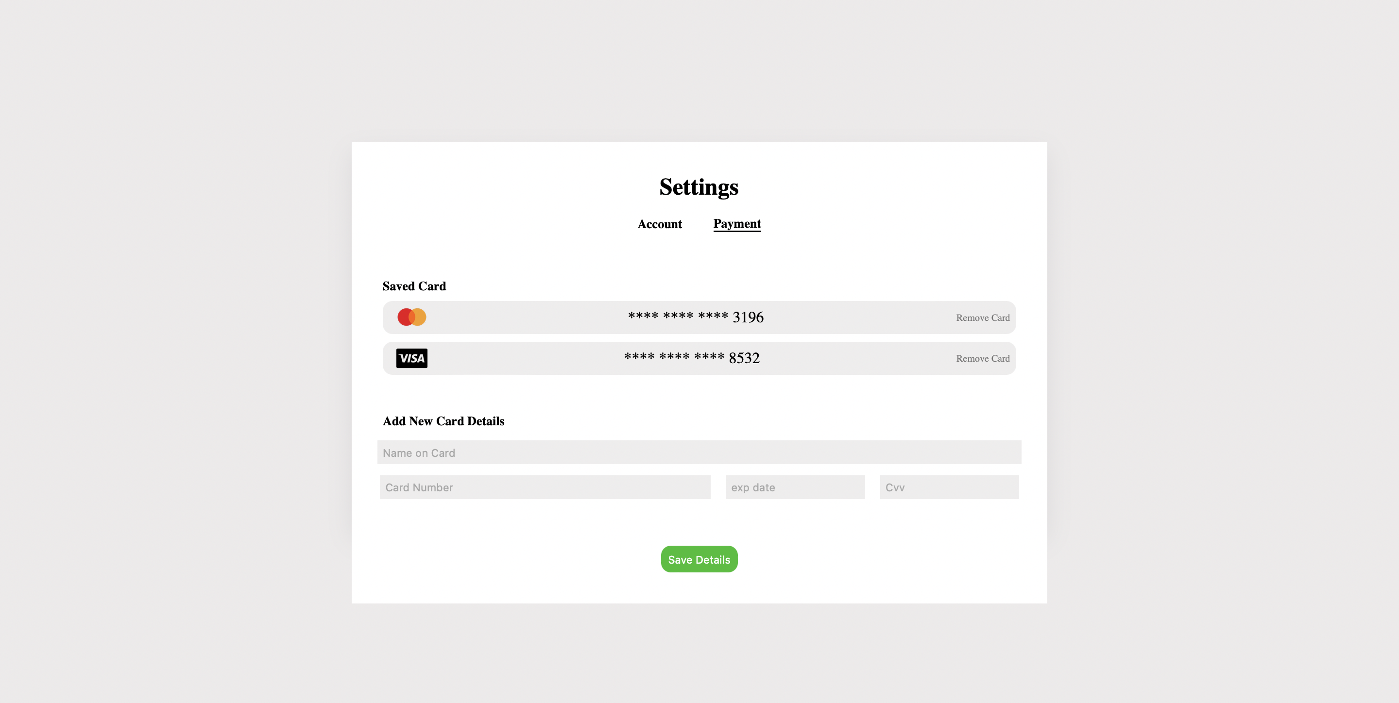 GitHub - vohraaYatinn/credit_card_payment_form