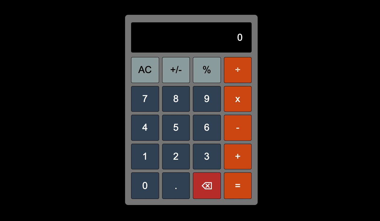 GitHub - Schwenks21/odin-calculator: Odin Project Fundamentals Final Project - Calculator