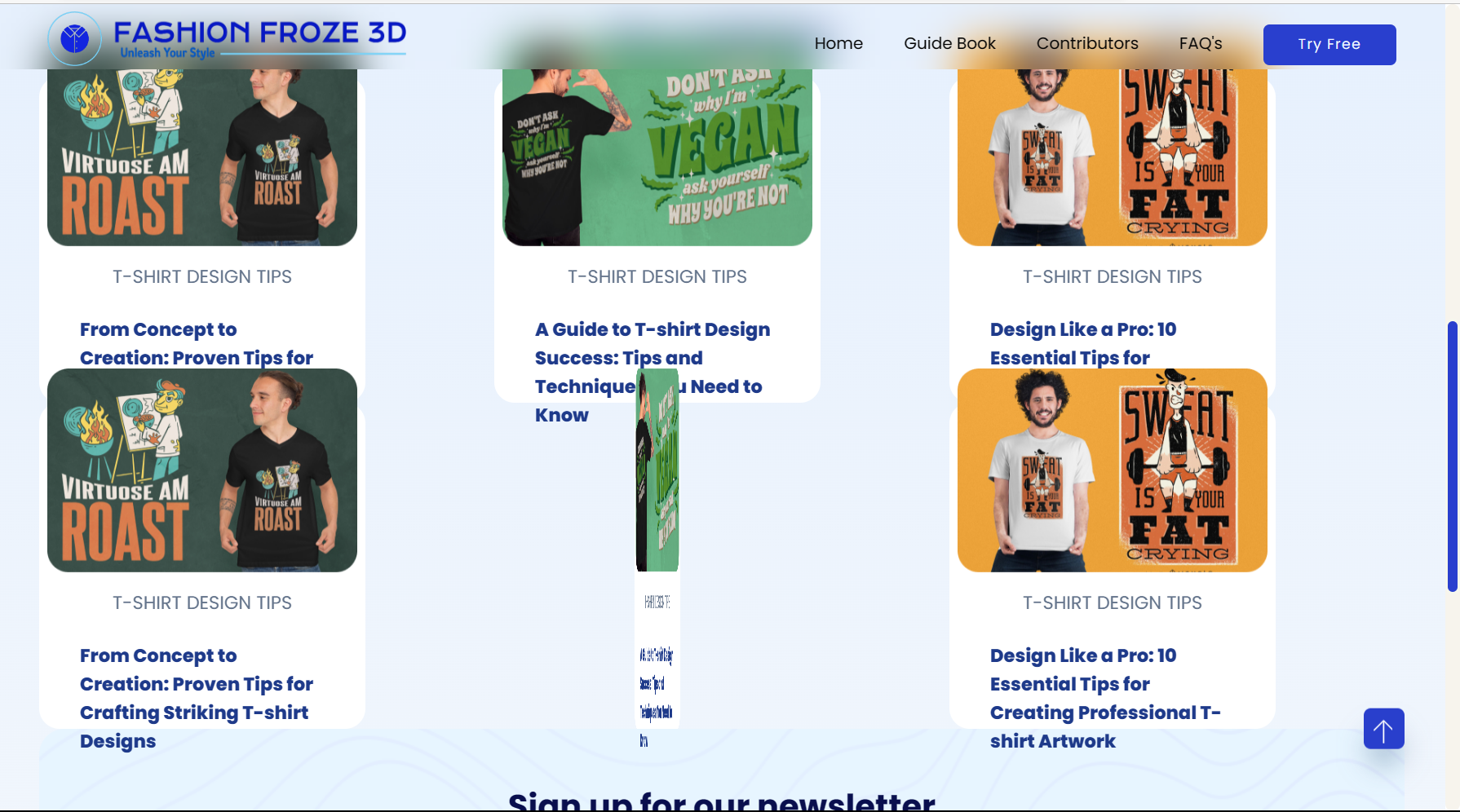 The Blog section heading and cards issue · Issue #385 · amanjaiman1/Product_3D · GitHub