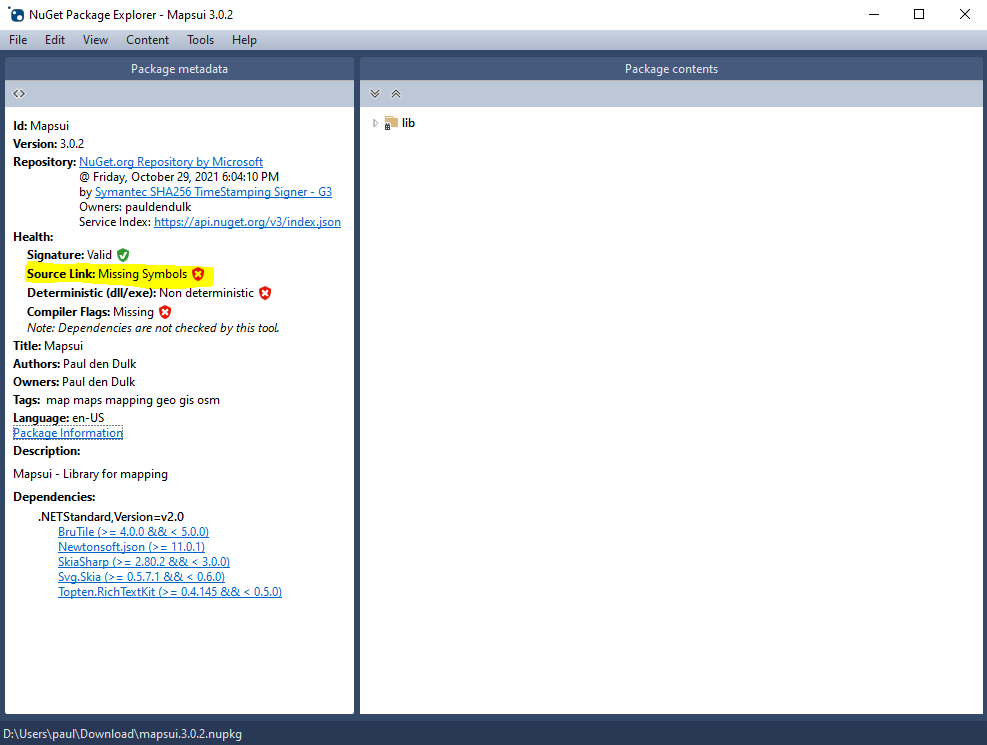 Add source link to our nuget · Issue #1475 · Mapsui/Mapsui · GitHub
