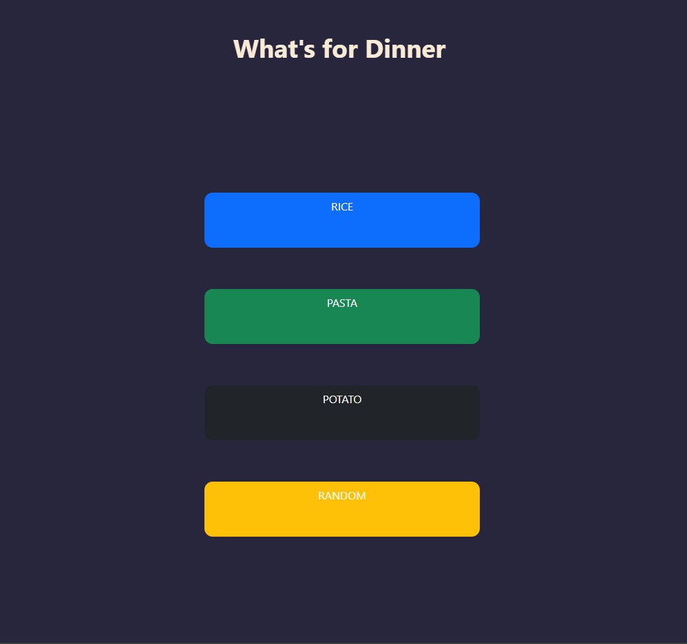 GitHub - arbourKyle/whatIsForDinner: Fun bootstrap recipe generator using SpoonacularAPI