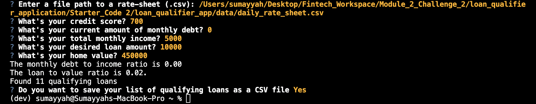 GitHub - smuhammad1/loan_qualifier_application: This is an application that qualifies people for ...