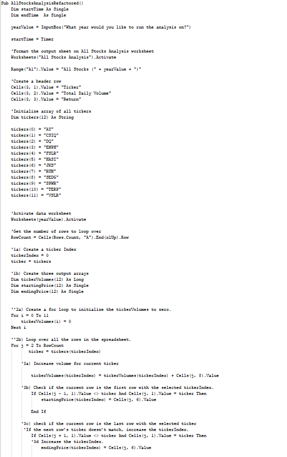 GitHub - atravis99/stock-analysis: VBA macro