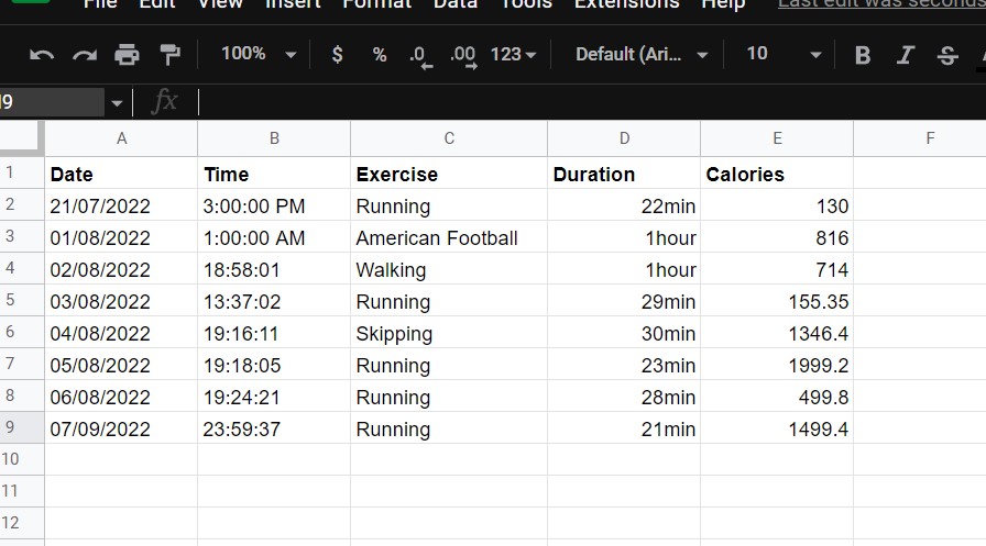 Github Shivangi2250 Workout Tracker Workout Tracker Is A Python Project Which Keeps Daily