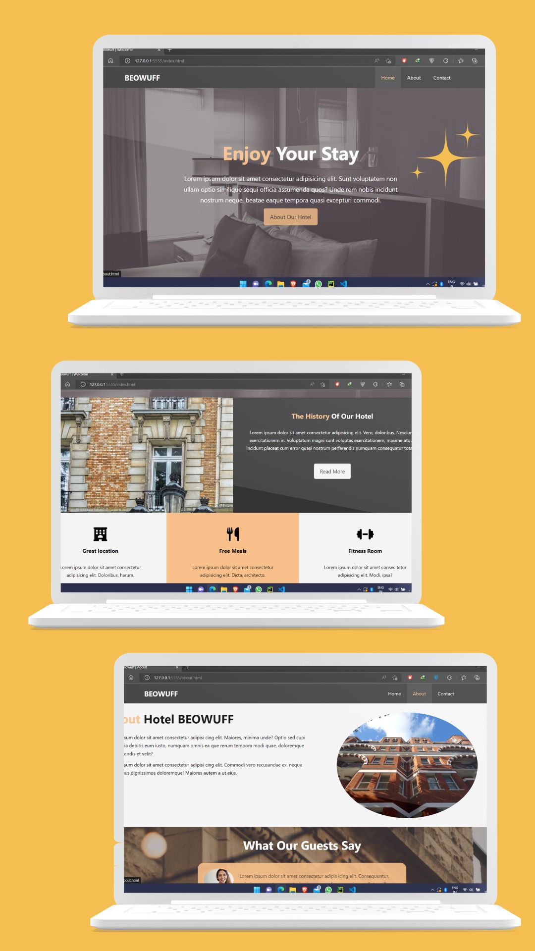 GitHub - Shivangi2250/Hotel-Website: An intriguing Hotel Website ...