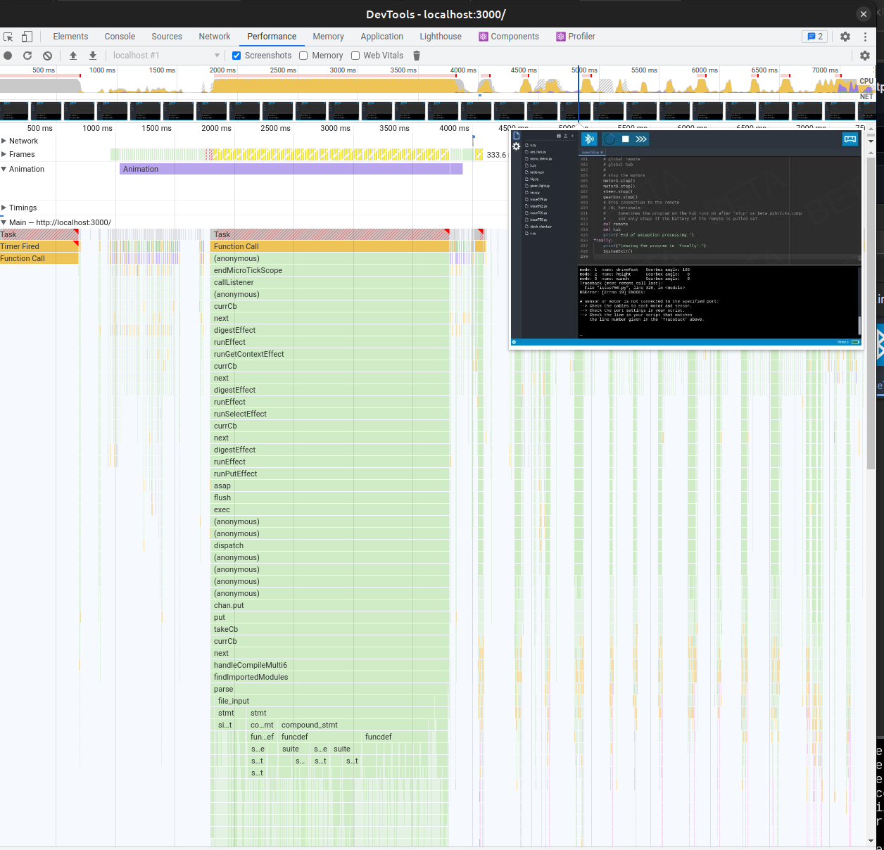 'Download and run' progress animation starts (much) later on Pybricks ...