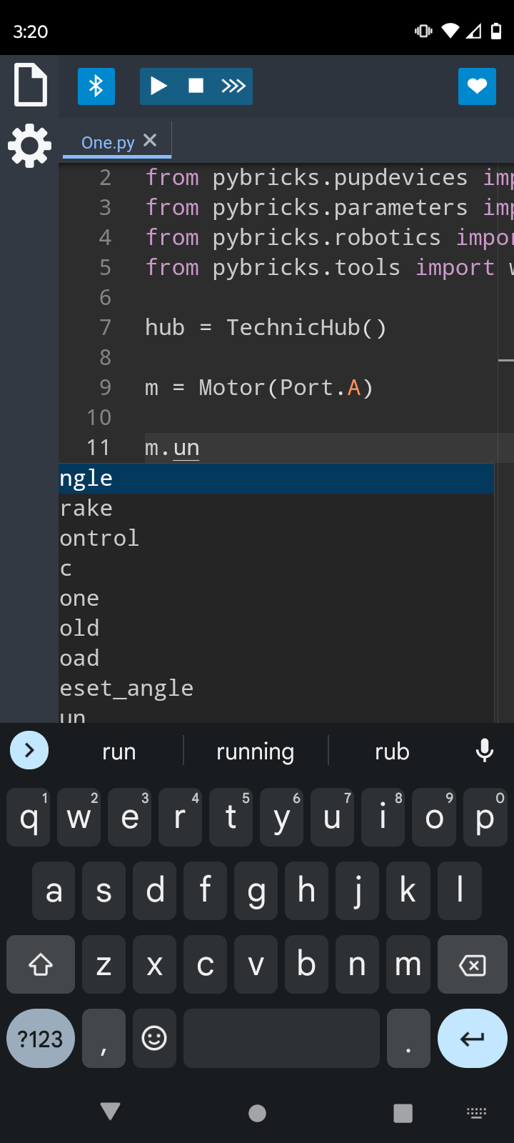 The editor does not type properly on a Tablet or Mp[Bug] · Issue #934 · pybricks/support · GitHub