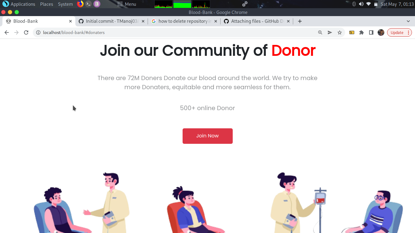 GitHub - TManoj03/BloodBank