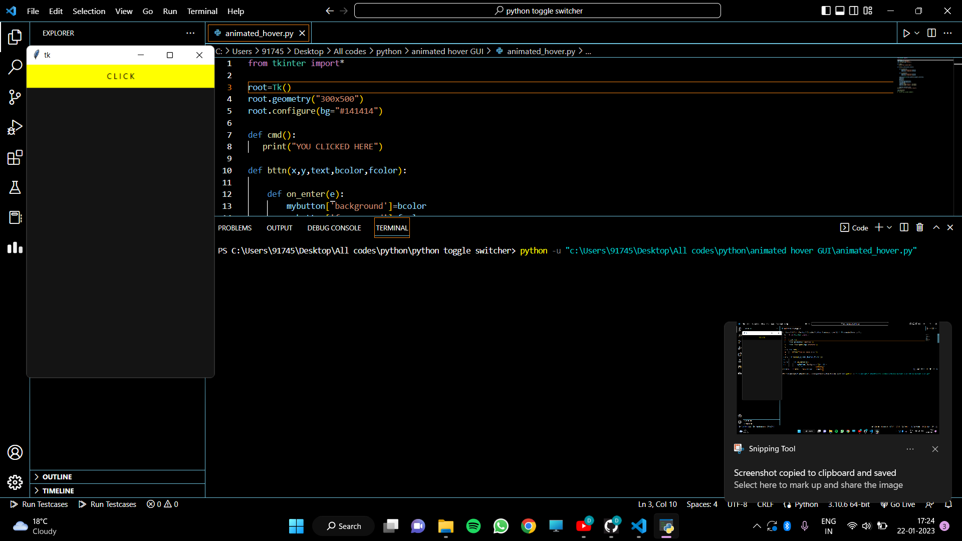 GitHub - Devottam2809/Animated-Hover-GUI