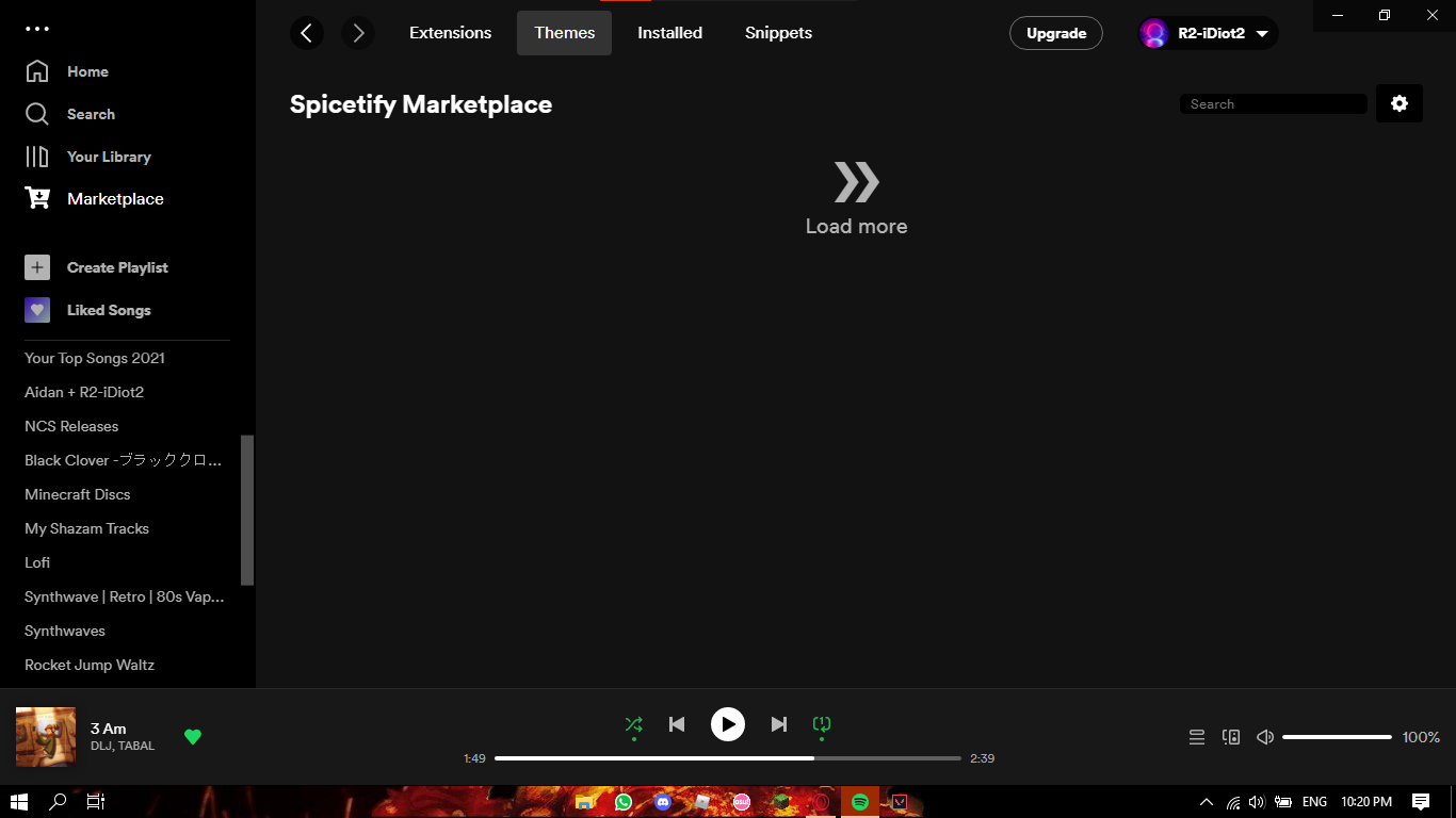 Marketplace Not Working Correctly · Issue 1754 · Spicetify Cli · Github