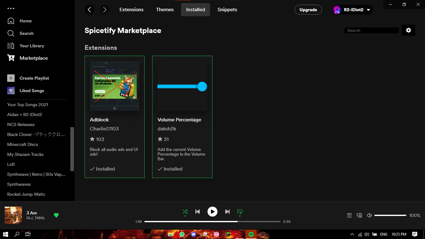 Marketplace Not Working Correctly · Issue 1754 · Spicetify Cli · Github