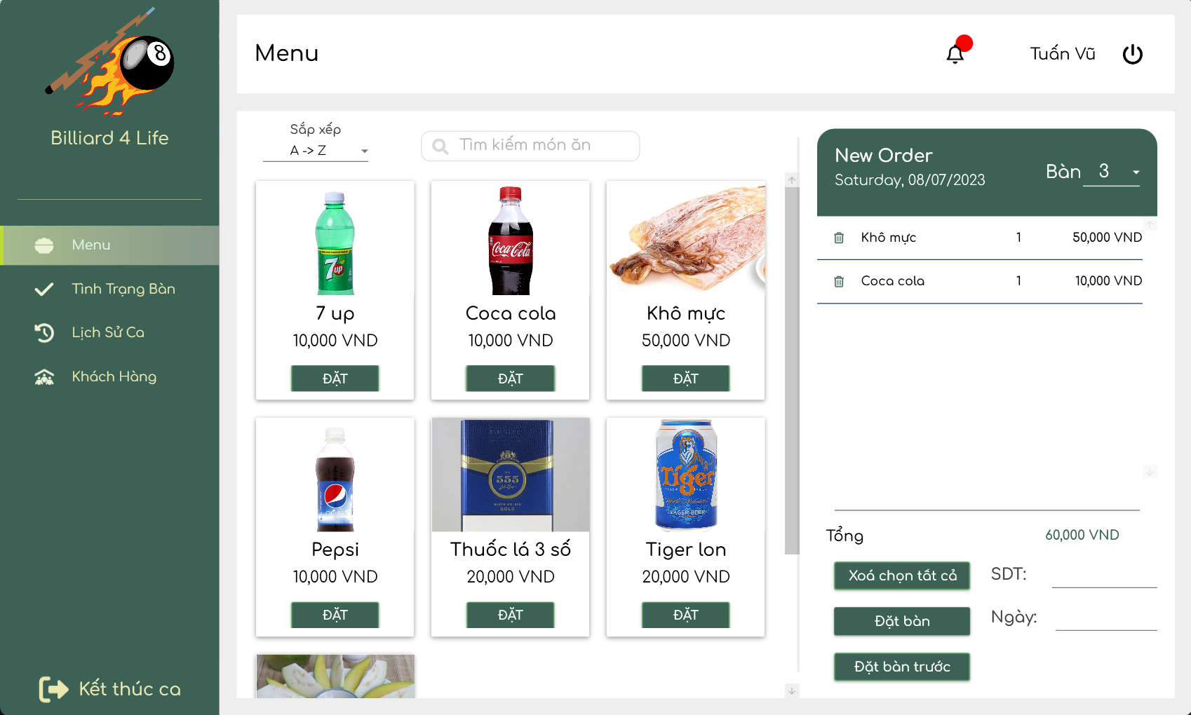 GitHub - PhuGHs/Billiard4Life_WPF: IS201.N23 - Phân tích thiết kế hệ thống thông tin - Nhóm 4