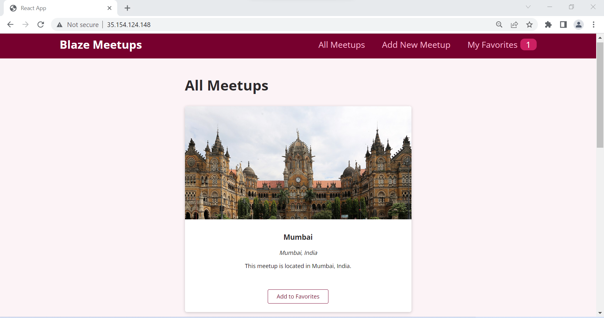 GitHub - blazerodrigues/BlazeMeetups_Reactjs