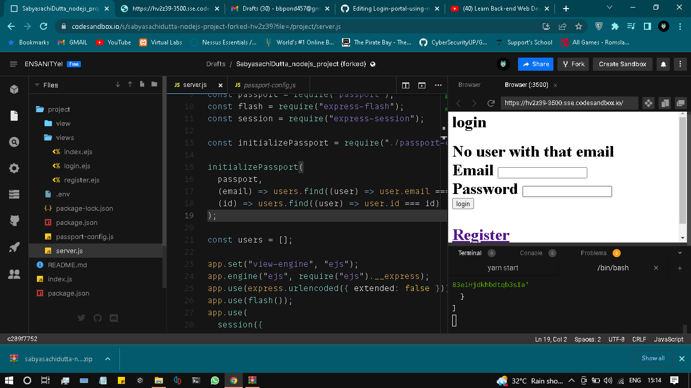 GitHub - ENSANITYel/Login-portal: Login portal using html and node js ...