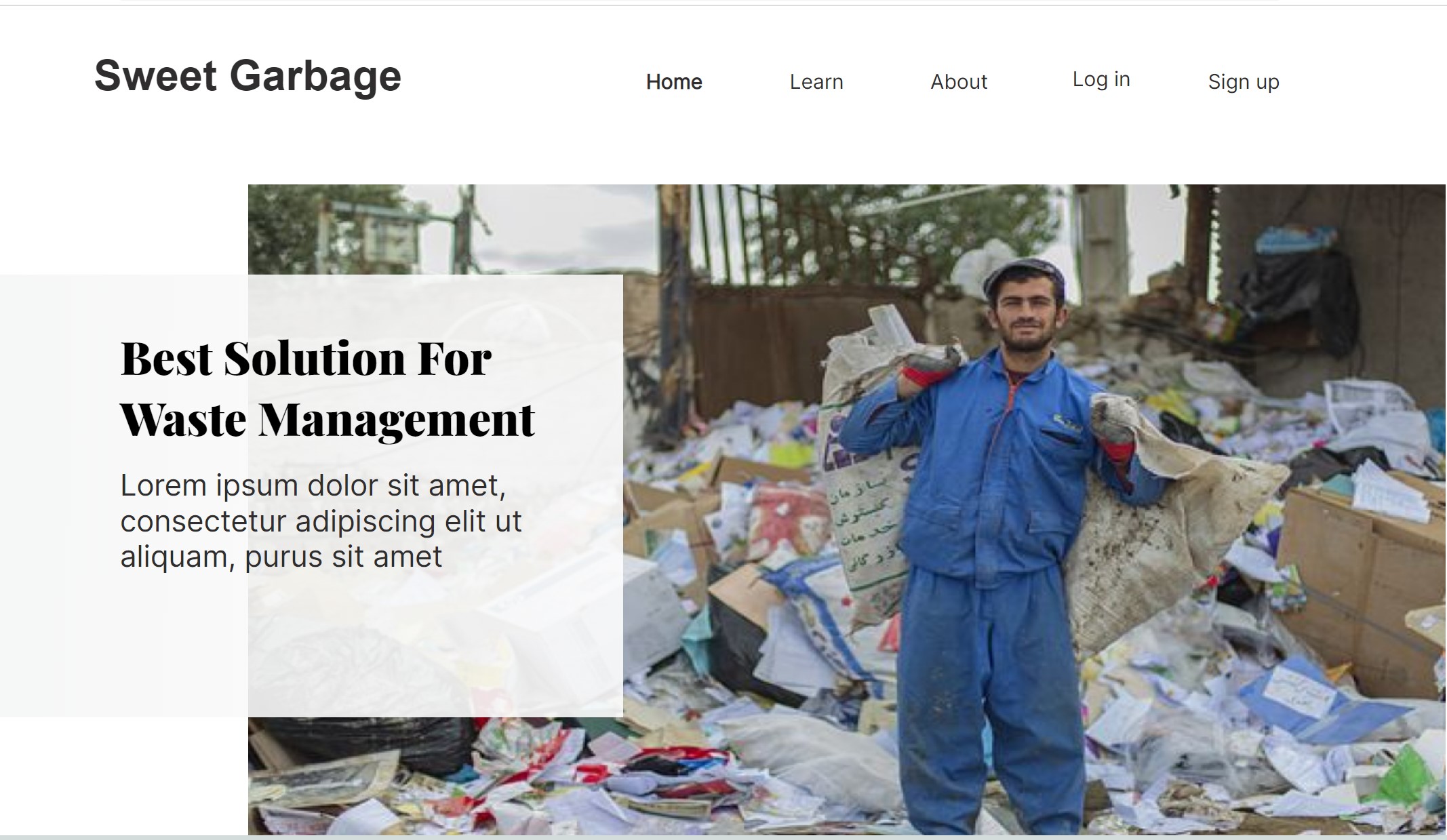 GitHub - SoyebSarkar/Sweet-Garbage: Best Solution For Waste Management