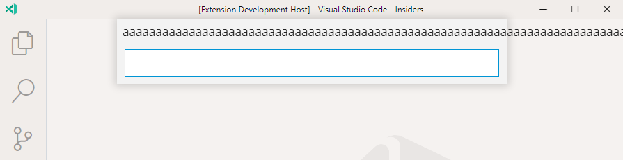 Quick Pick: long words overflow · Issue #130935 · microsoft/vscode · GitHub