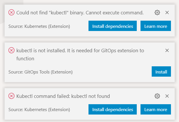 Check installed kubectl version on GitOps Terminal initialization and prompt for install · Issue ...