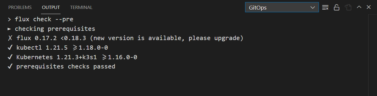 Use `--client` and `-o json` when running `flux version` · Issue #109 · weaveworks/vscode-gitops ...