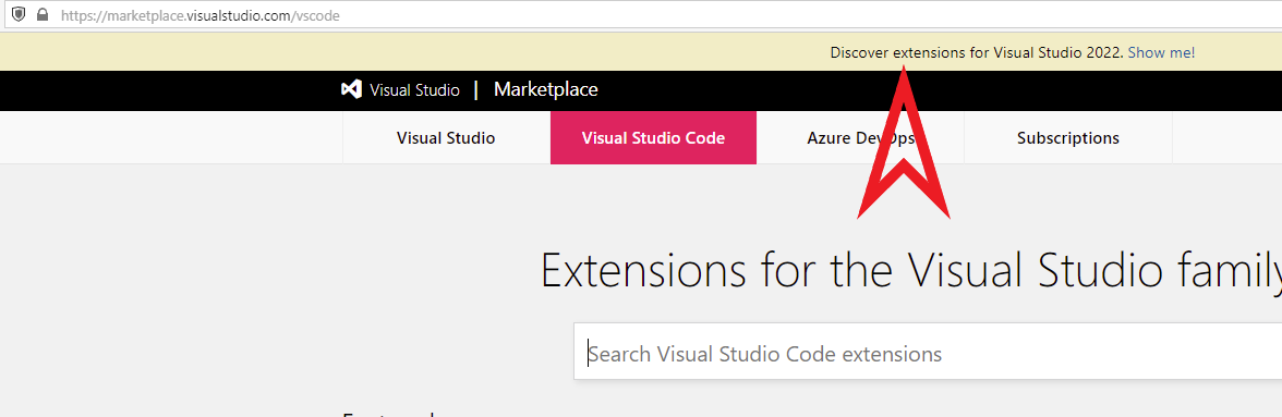 Why is there a undismissable banner for visual studio 2022? · Issue ...