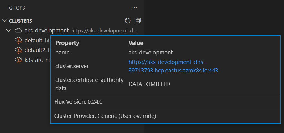 Set Cluster Provider Manually · Issue 155 · Weaveworks Vscode Gitops Tools · Github