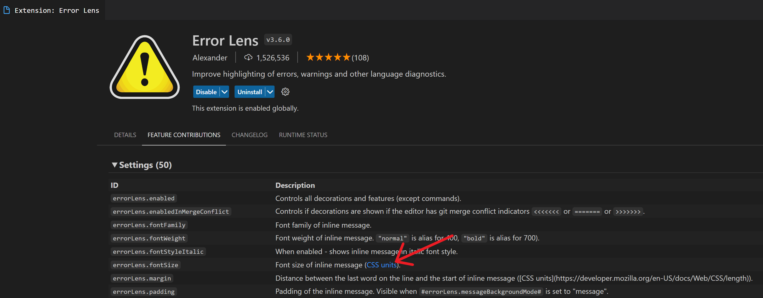Links Dont Have The Right Css Cursor Value In Feature Contributions
