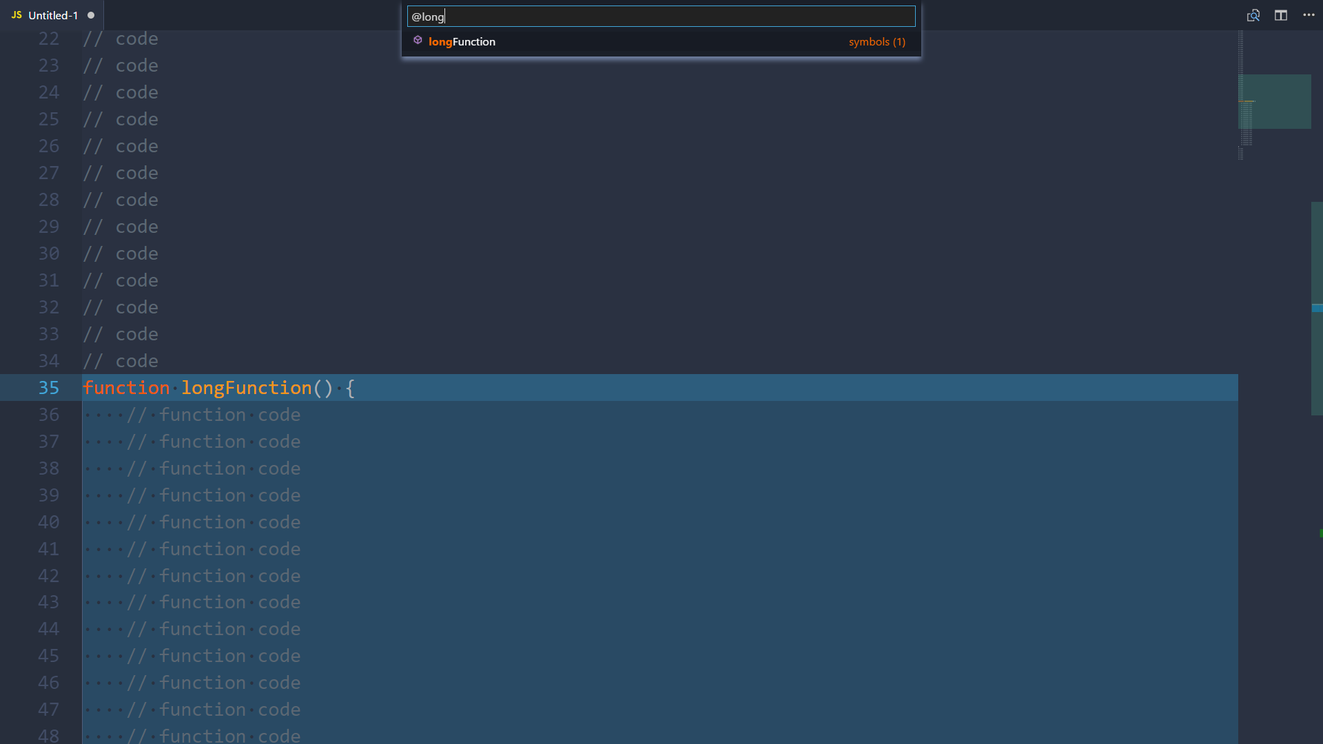 Feature-request: add option "position of go to symbol" · Issue #30657 ...