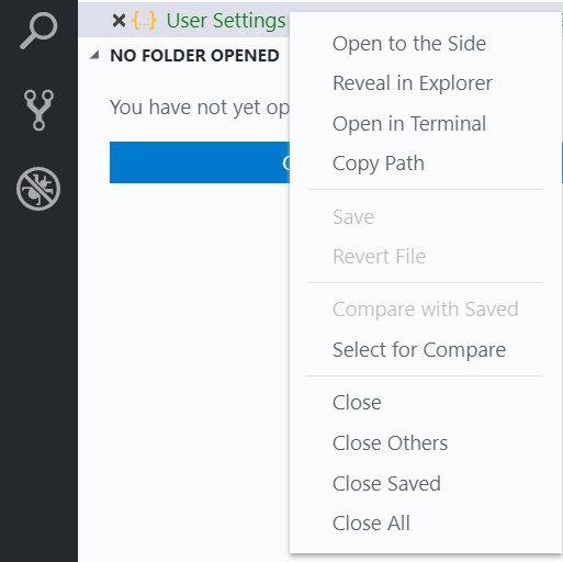 Not all keybindings hints ported in custom titleBar · Issue #58186 · microsoft/vscode · GitHub