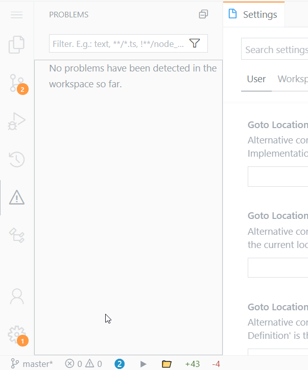 Should problems view icon toggle sidebar? · Issue #94889 · microsoft ...