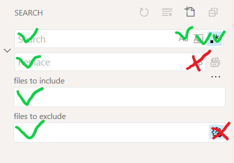 Control Exclude checkbox in search from extension · Issue #107588 ...