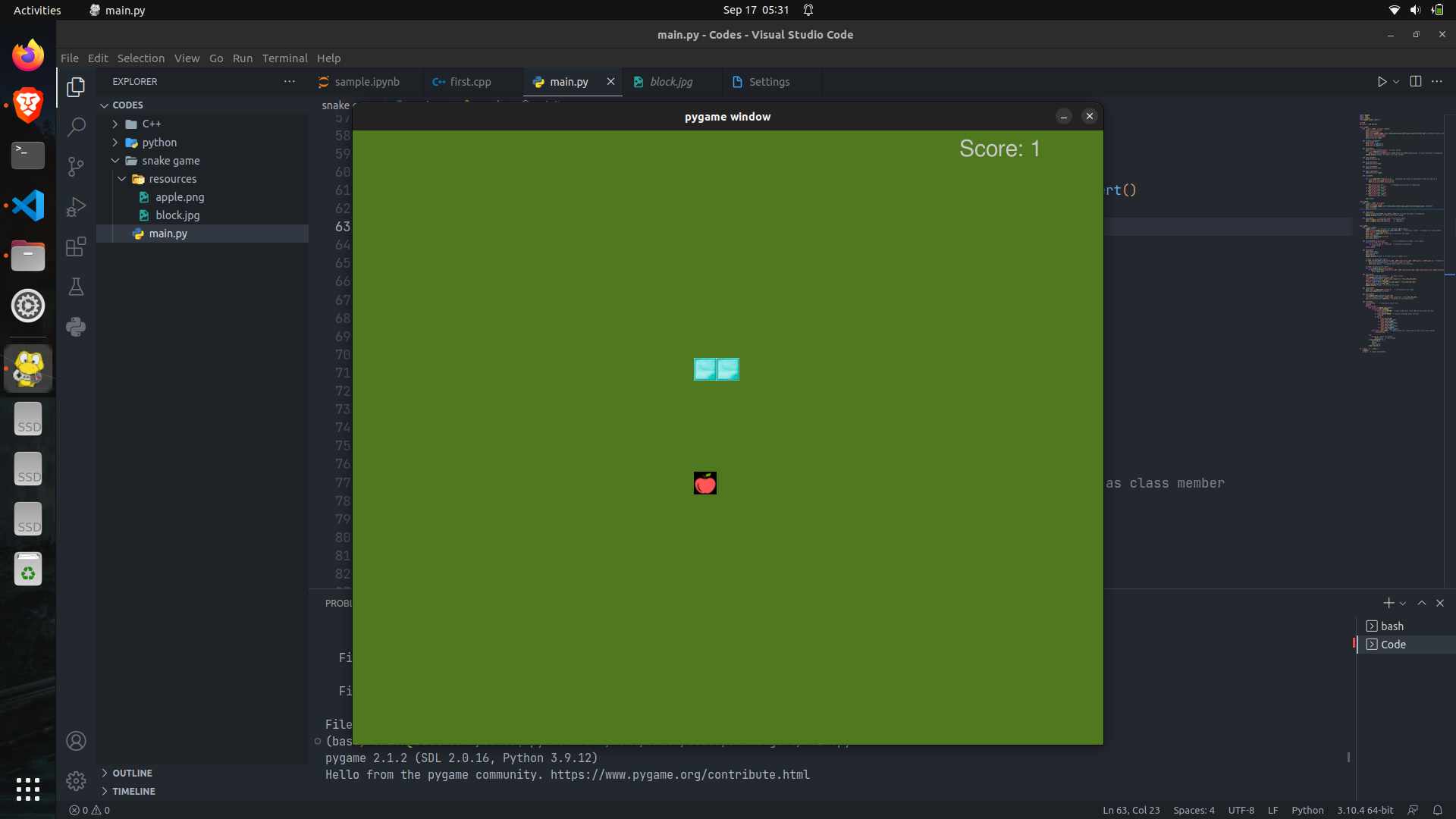 GitHub - Om-Dhawan/Snake_game