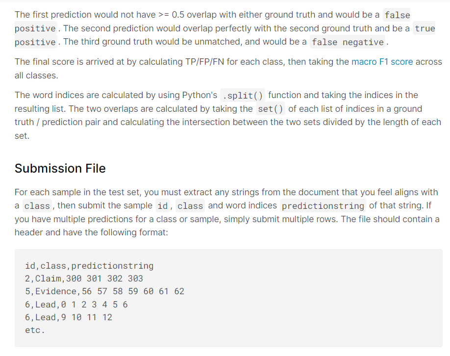 GitHub - jjh0909/Evaluating-Student-Writing: Kaggle NLP Competition (Feedback Prize - Evaluating ...
