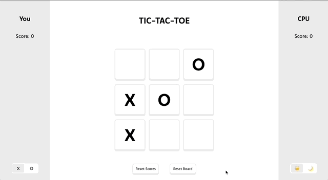 GitHub - JoeRupp/tic-tac-toe: Simple tic tac toe application built with vanilla JS/HTML/CSS.
