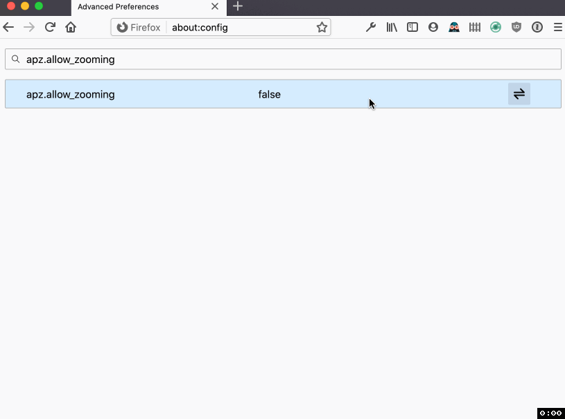 firefox - apz.allow_zooming causes settings dialog to not show · Issue ...