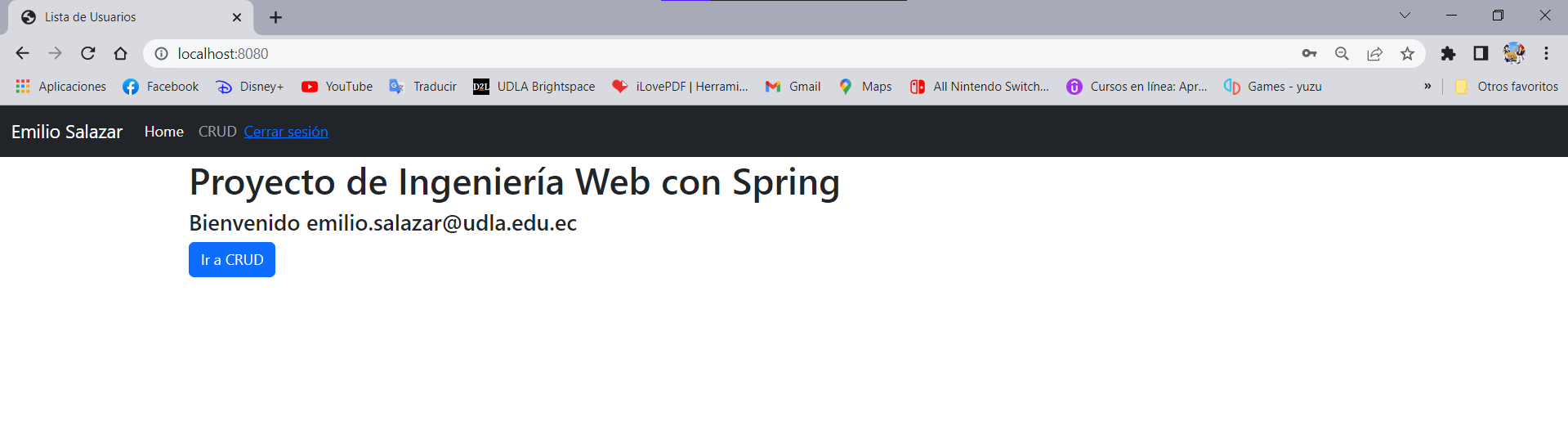 GitHub - EmilioJSalazar/CRUD-Spring: CRUD con Spring