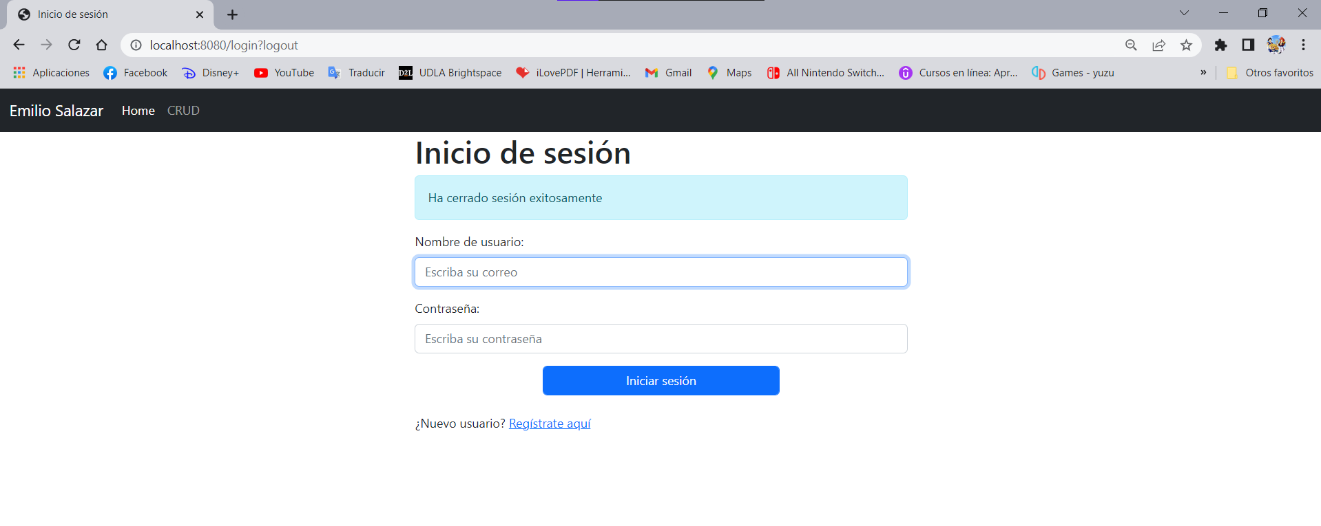 GitHub - EmilioJSalazar/CRUD-Spring: CRUD con Spring