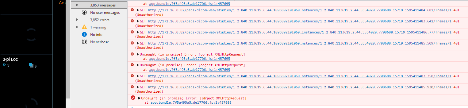 OHIF with Orthanc: error loading image + 401 unauthorized + 400 Bad Request · Issue #2667 · OHIF ...