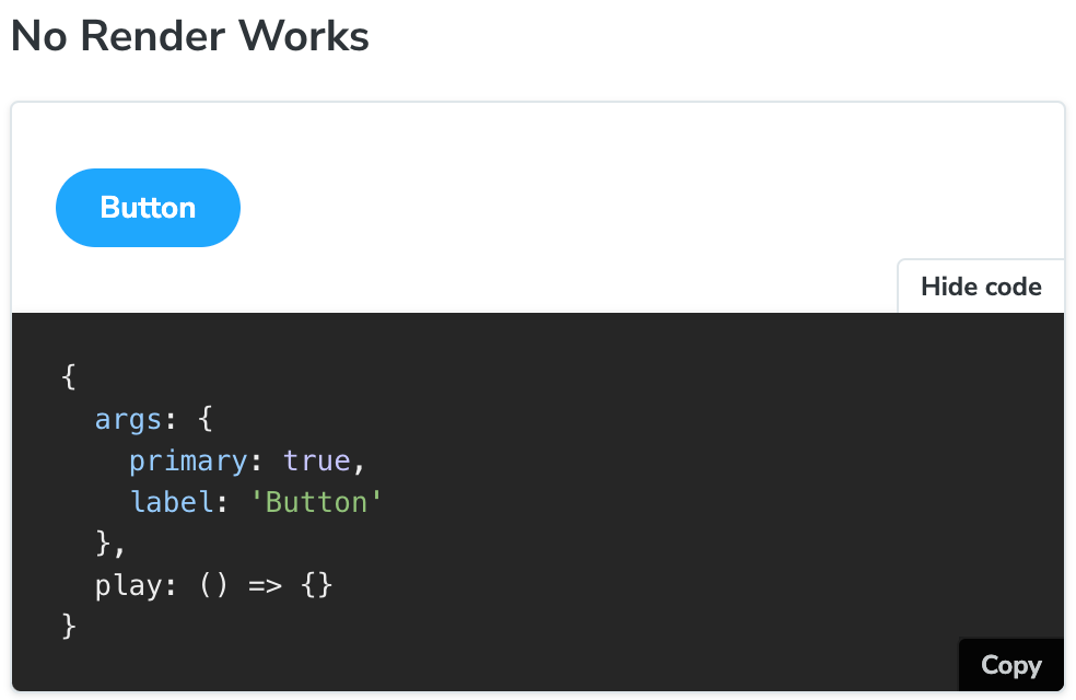 [Bug]: Story with `render` will show the full story CSF definition in "Show Code" in docs ...