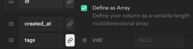 Improve Table Editor Ui For Arrays Of Foreign Keys They Aren T Supported · Issue 10539