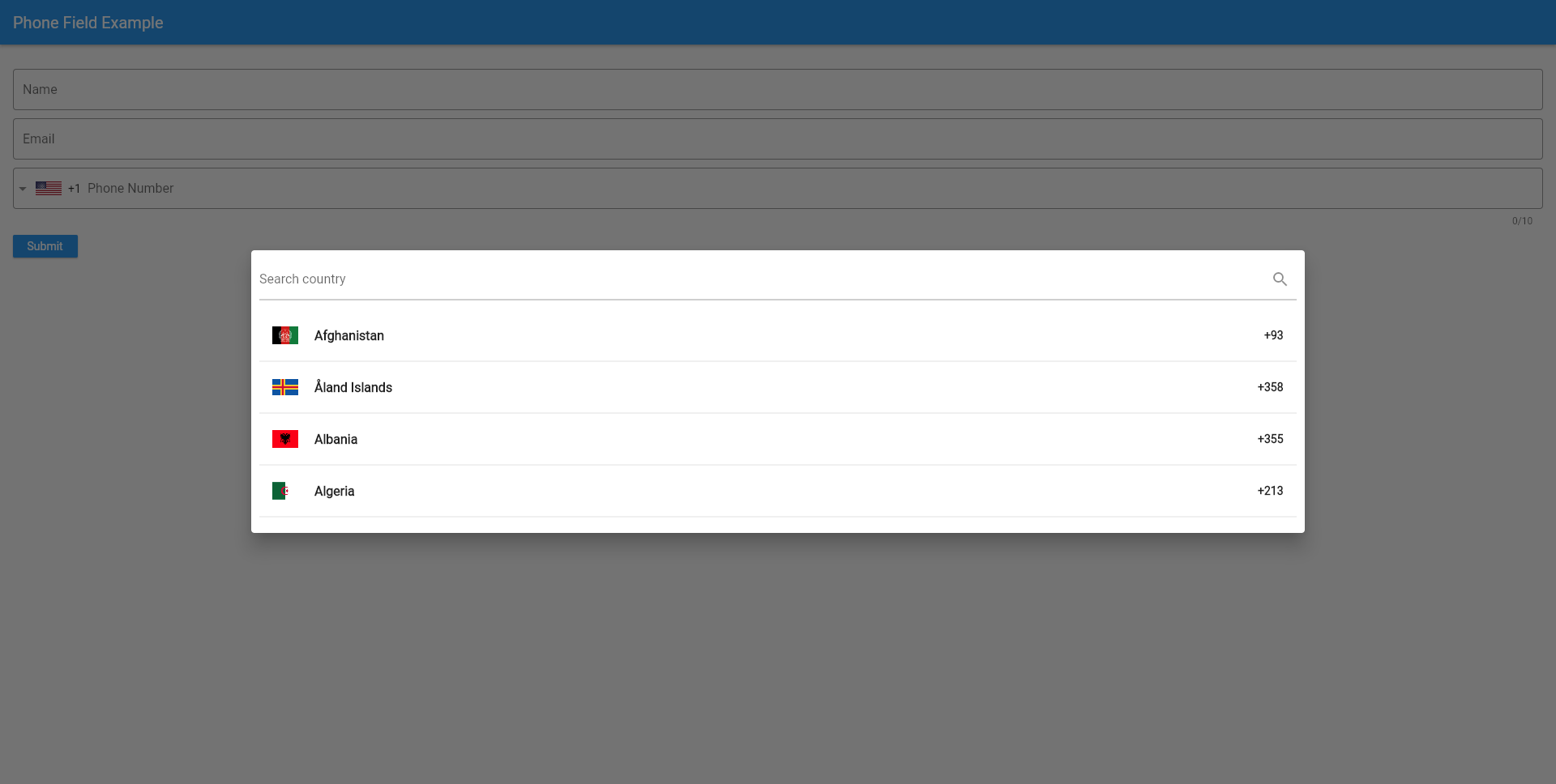 Custom size for country picker dialog · Issue #152 · vanshg395/intl_phone_field · GitHub