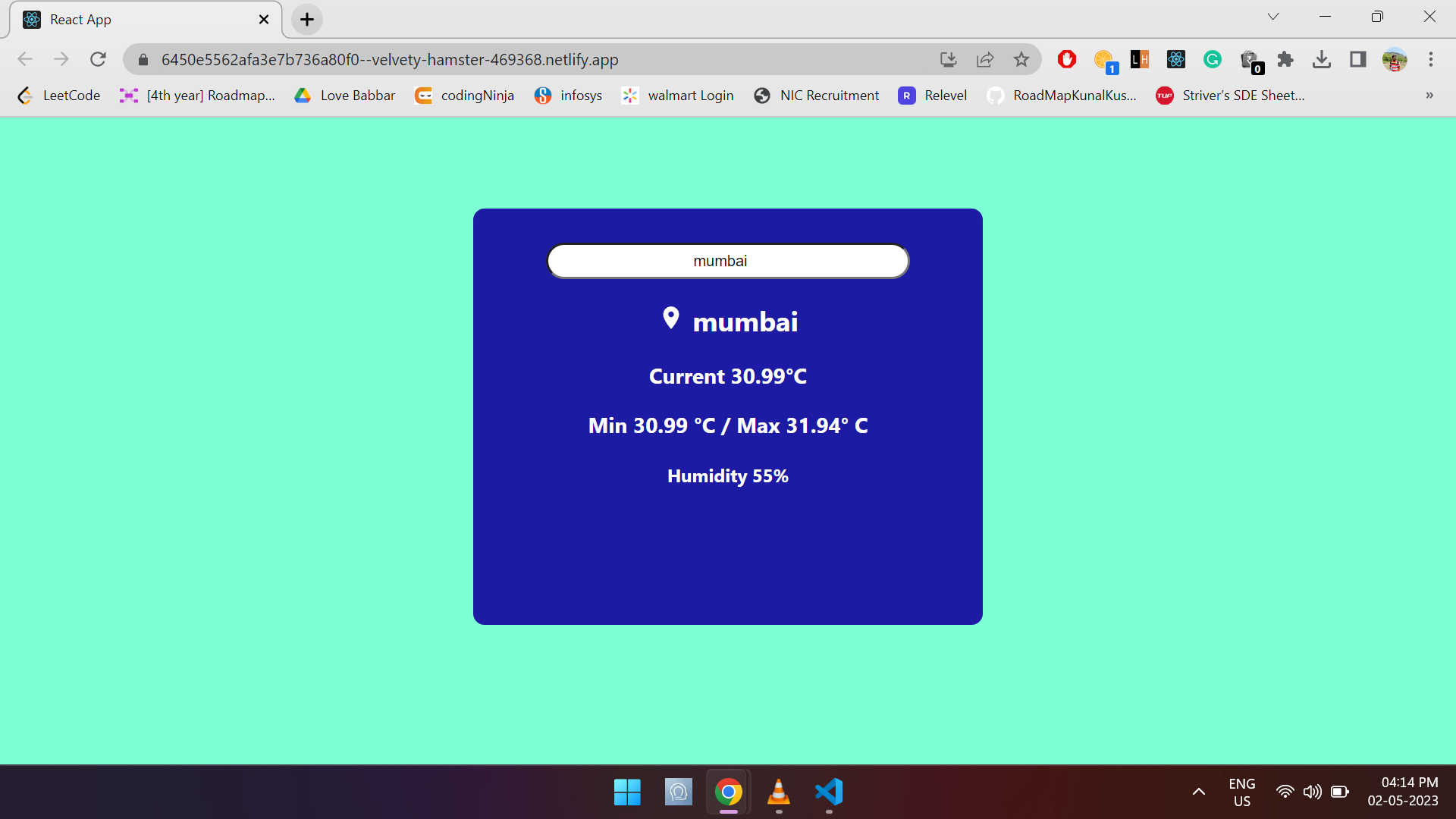 GitHub - Vishal2970/weather-app