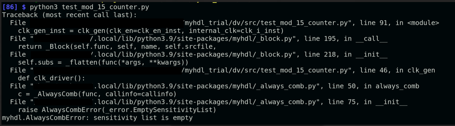 always_comb sensitivity list is Empty · Issue #377 · myhdl/myhdl · GitHub