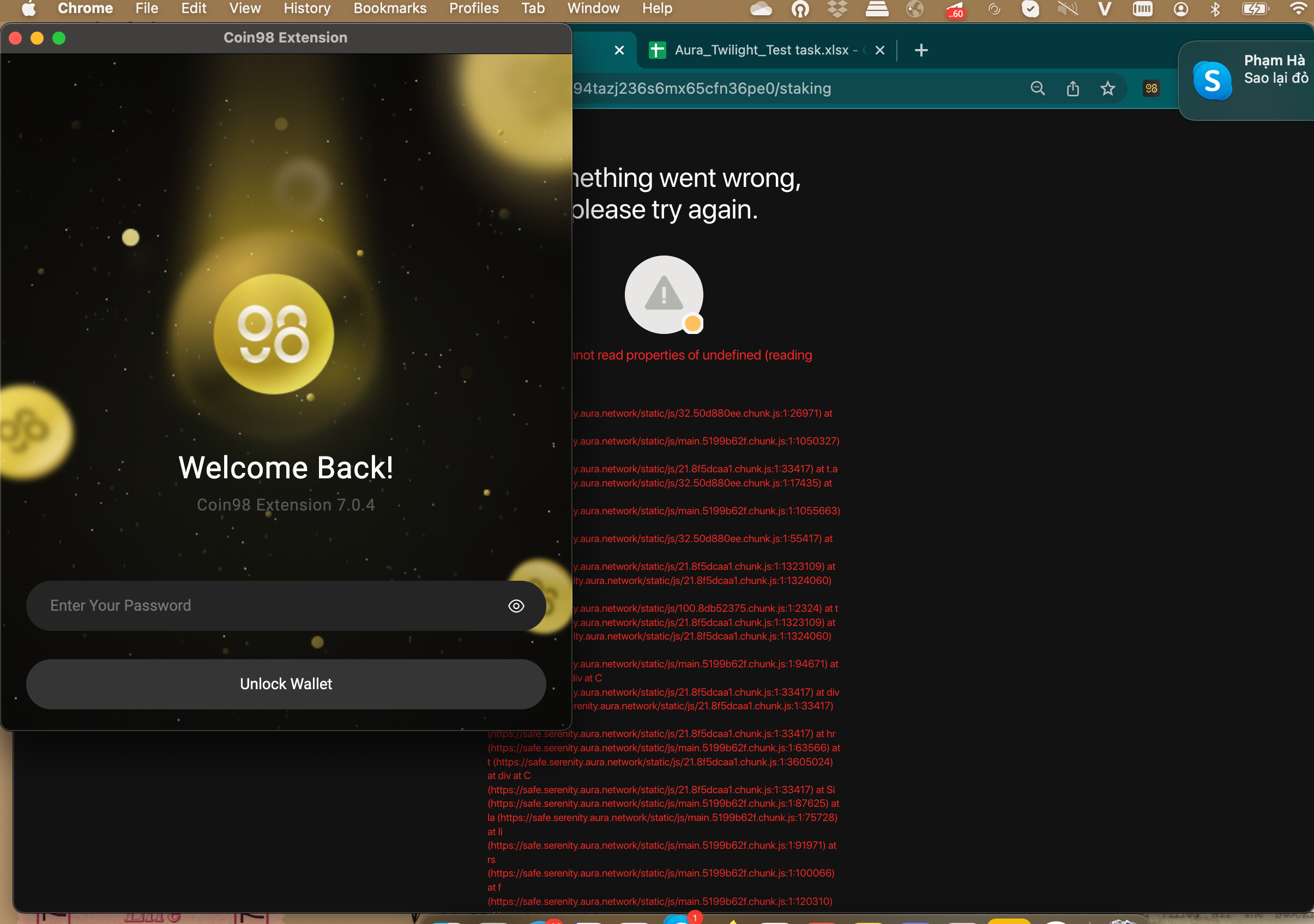 [Aura-Safe][General] Improve error screen · Issue #246 · aura-nw/Aura-Safe · GitHub