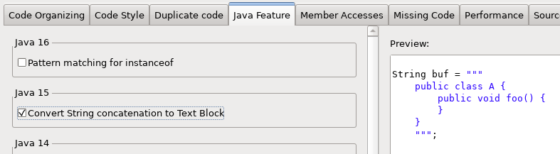 Provide "Convert to Text Block" quick fix · Issue #718 · eclipse-jdt/eclipse.jdt.core · GitHub