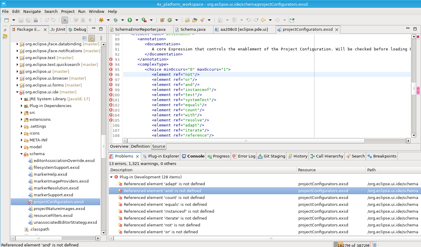 Multiple Referenced Element Is Not Defined Errors In Many Platform Bundles · Issue 890