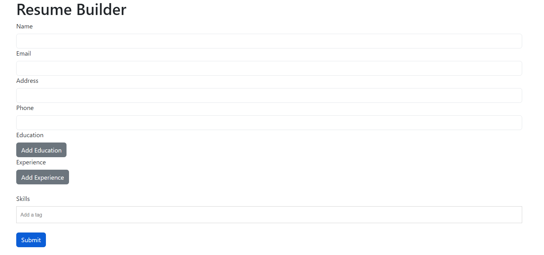 GitHub - hemanthkumar316/resume-builder