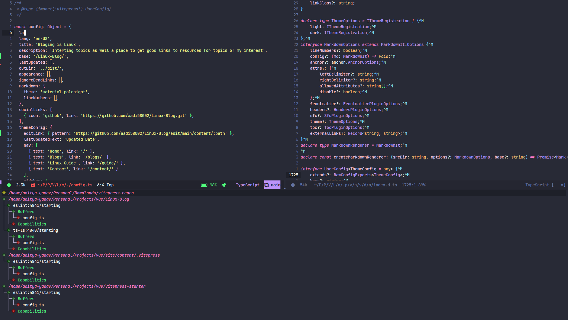 Typescript Server Throwing A Error With Comment Type Import From Typescript · Issue 3723