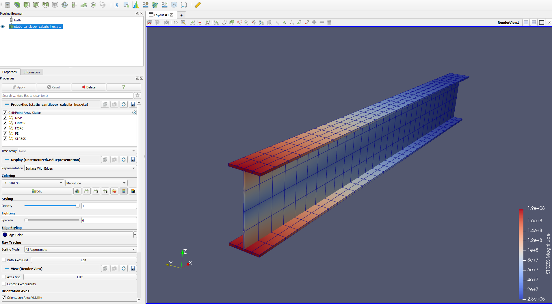 Feature Add Support For Reading Calculix Result Files Frd By Krande