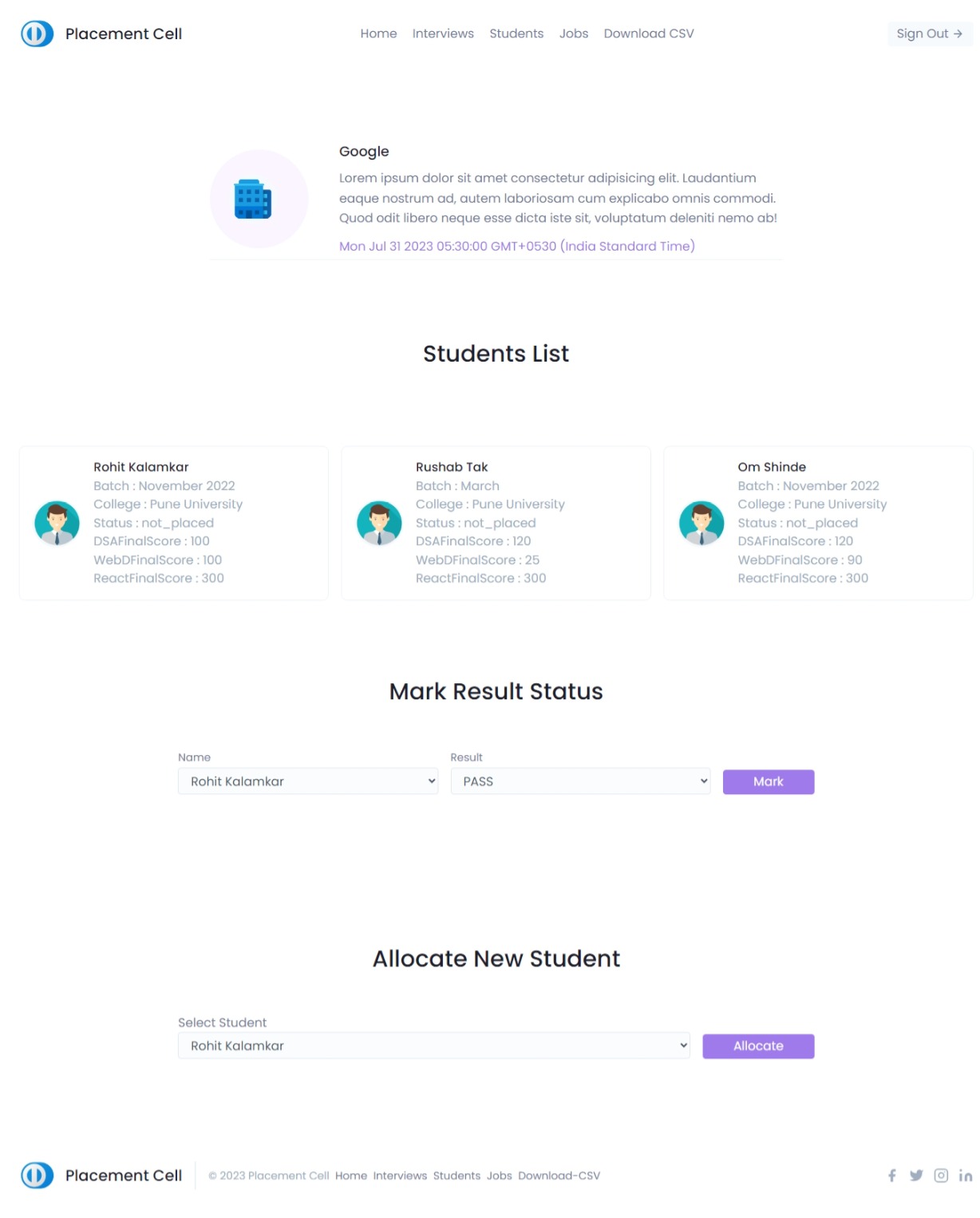 GitHub - SaurabhLinge/Placement_Cell: I developed a web application ... GitHub - SaurabhLinge/Placement_Cell: I developed a web application ...
