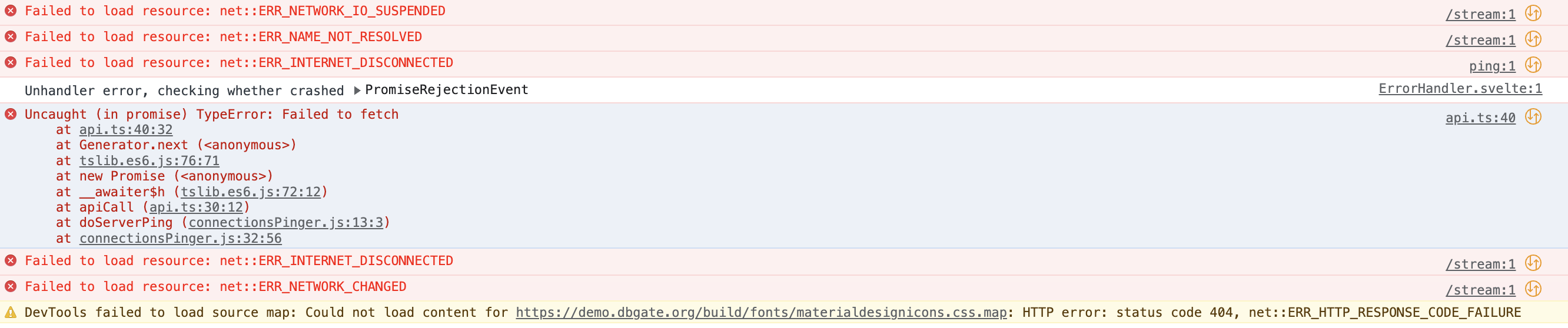 BUG: Query doesn't load after 1 hour idle (web version demo.dbgate.org) · Issue #323 · dbgate ...